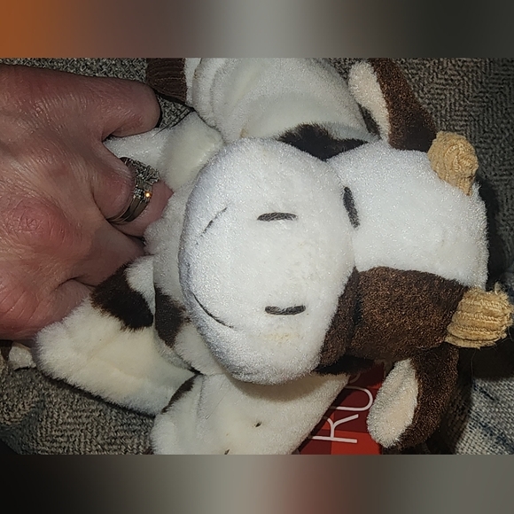 Russ | Toys | New Russ Berrie Mooella Brown White Cow Spotted Coat ...